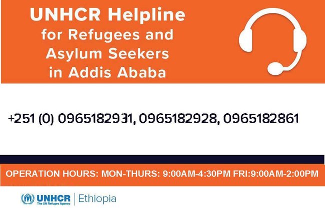 UNHCR Helpline Numbers - Telling the Real Story